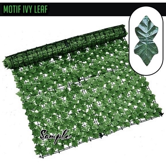 Jual Daun Ivy Rambat Gulung Tanaman Artificial Penutup Pagar Teralis ...