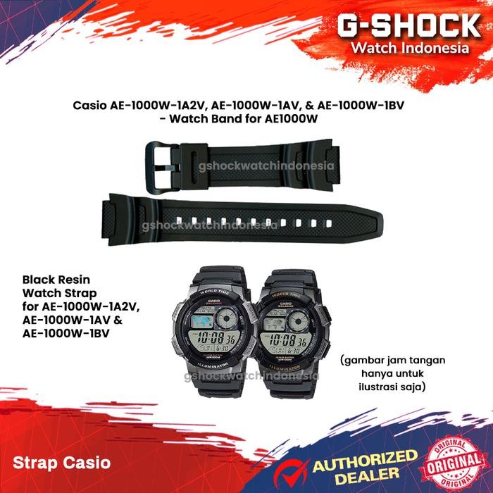 Jual Jual [READY] Tali Strap Casio AE-1000W AE1000W AE100 AE-1000 Band Watch Original | Shopee ...