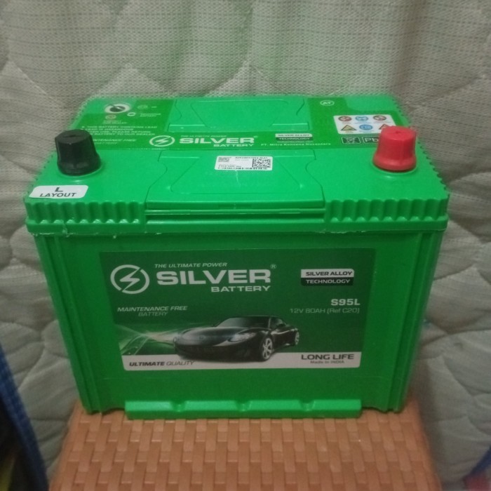 Jual AKI S95 EFB ISTOP MF KERING 12V 80AH CCA 780 ALPHARD VELLFIRE BIANTE | Shopee Indonesia