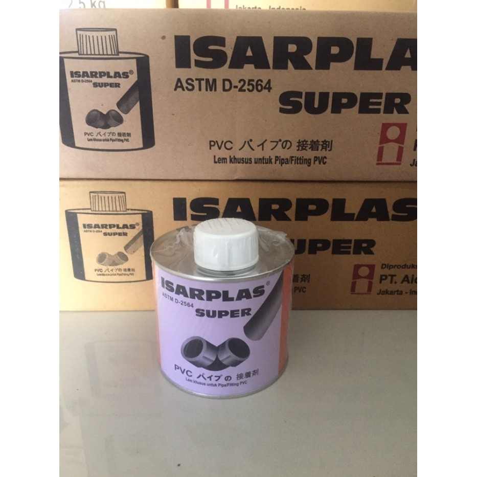 Jual TERBARU! Lem Isarplas kuas / lem Isarplas kaleng / lem pvac / lem ...