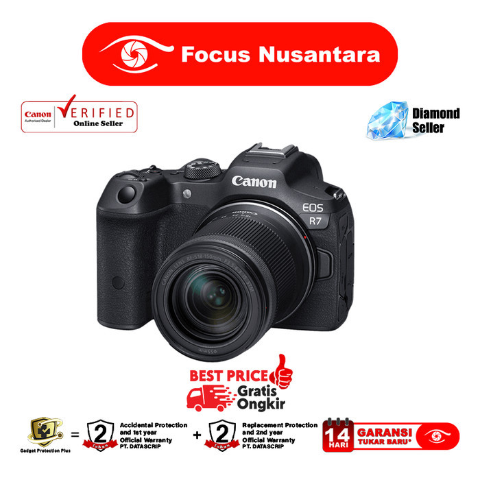 Jual Canon Eos R7 R 7 Mirrorless Camera Body/Kit Lens | Shopee Indonesia