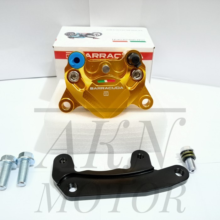 Jual Paling Baik Kaliper Belakang 2 Piston Nmax Old Barracuda Plus Breket | Shopee Indonesia