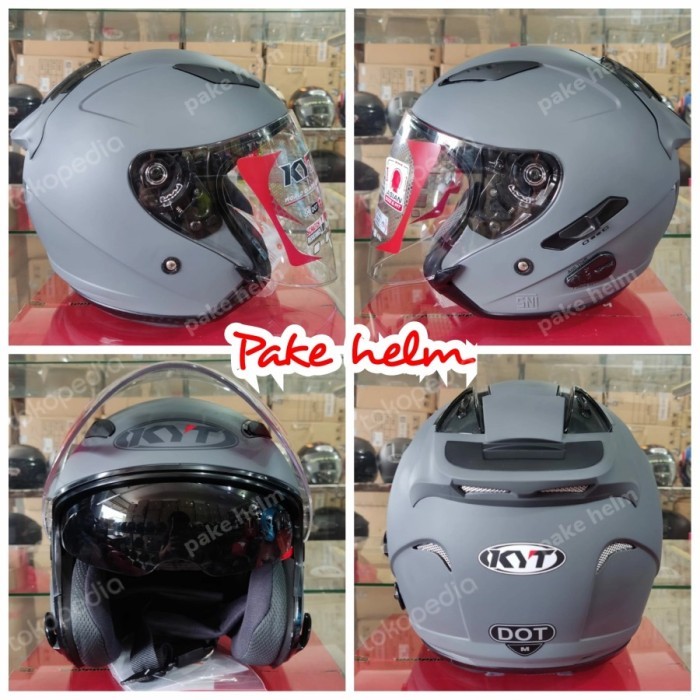 Jual Helm Kyt Galaxy Slide Solid Ukuran Xl Dan Xxl Half Face Halfface ...