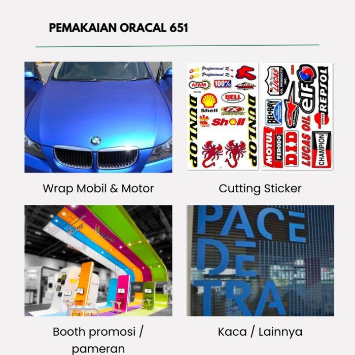 Jual ASLI STIKER ORACAL 651 WARNA 1 METER KODE 124 | Shopee Indonesia