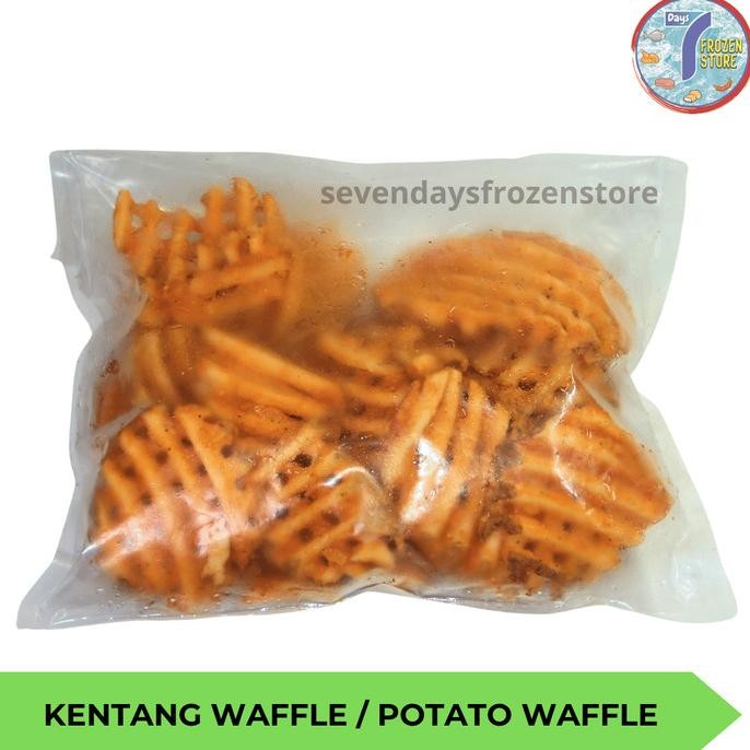 Jual Kentang Waffel | Potato Waffel Beku Frozen Original | Shopee Indonesia
