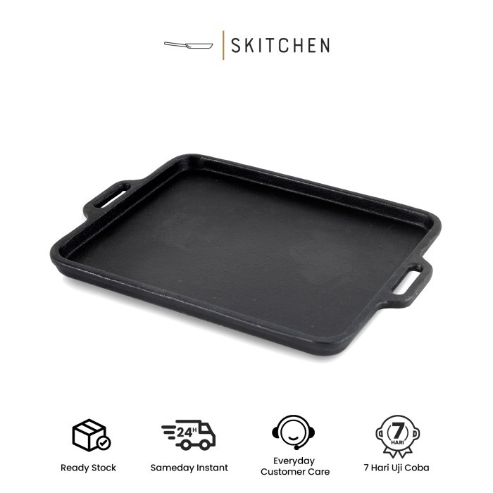 Jual Skitchen Cast Iron Berlin Pan Large (37 Cm) - Alat Panggangan ...