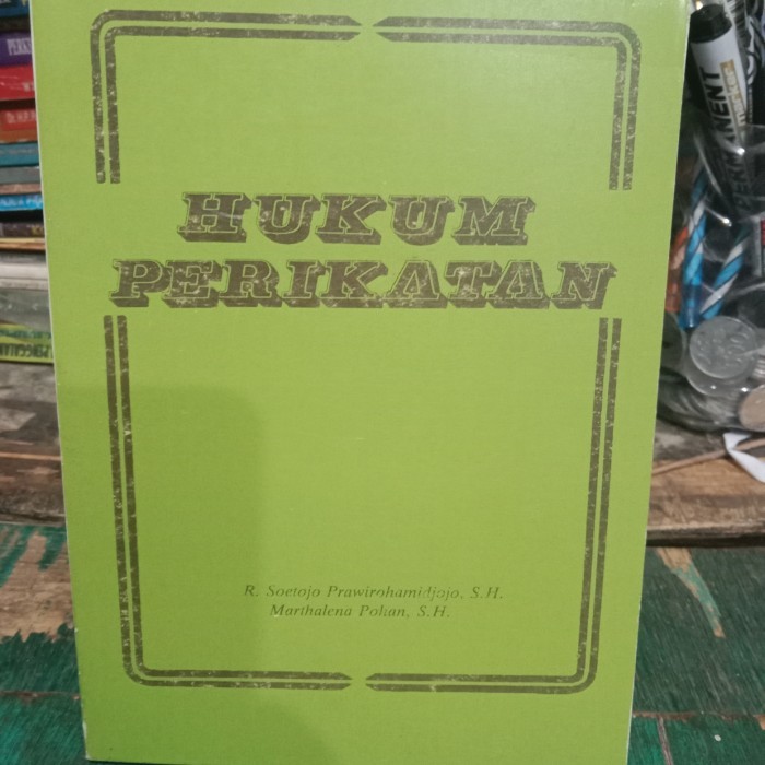 Jual Buku Hukum Perikatan By R Soetojo Prawirohamidjojo | Shopee Indonesia