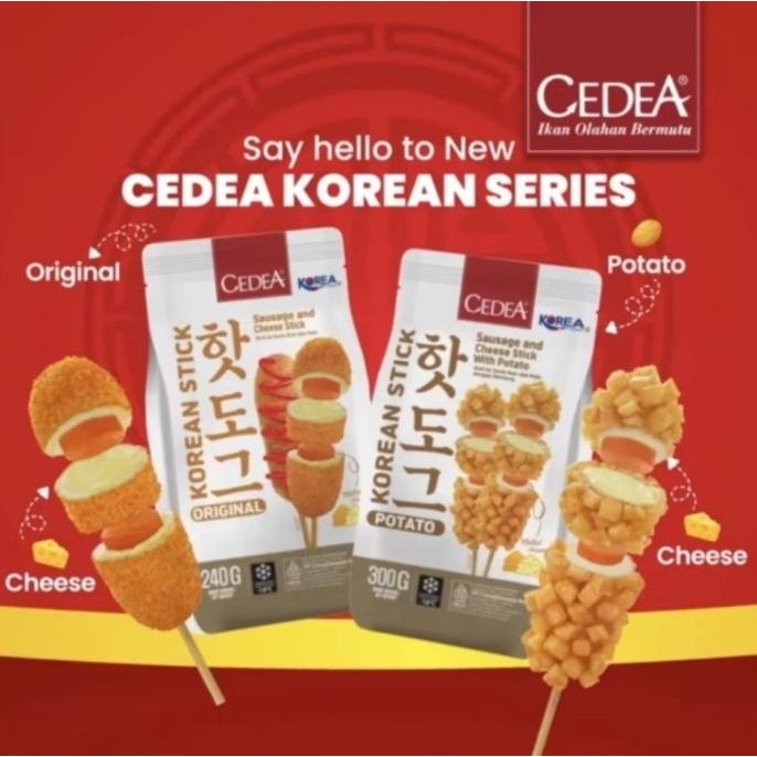 Jual Produk Baru!! Cedea Korean Stick Corndog Mozarella Sosis (Original ...