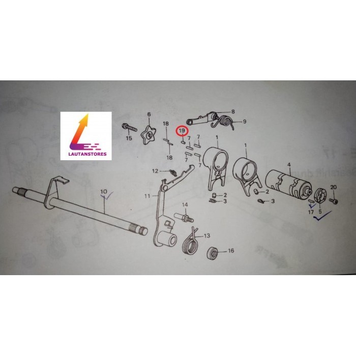 Jual 96220-40100 Roller 4X10 Grand Legenda Supra Old Fit Revo Old Star ...