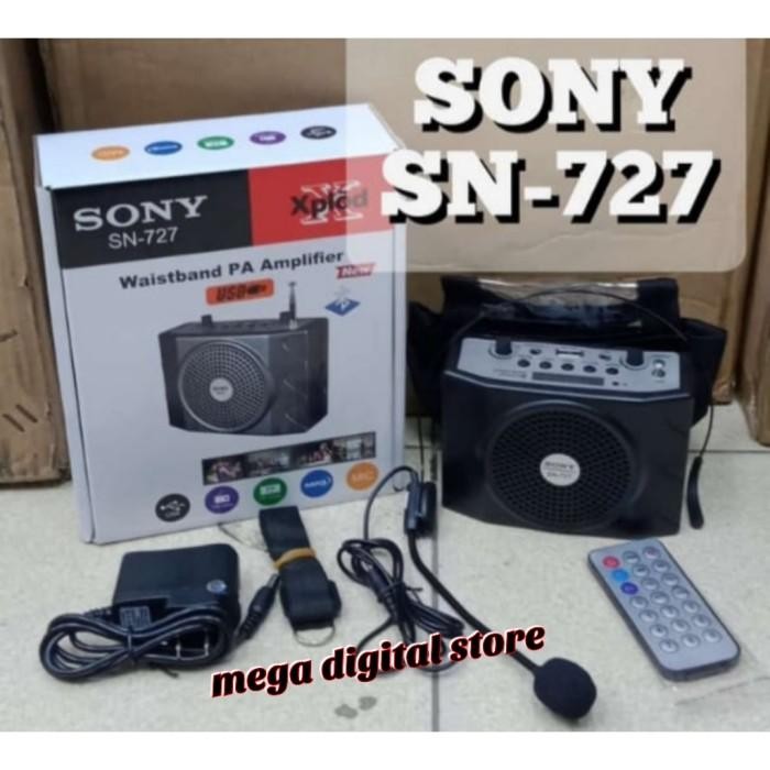 Jual WAISTBAND SPEAKER PORTABLE PINGGAN SONY SN-727 SONY SN 727 TOUR GUIDE Terbaru Berkualitas ...