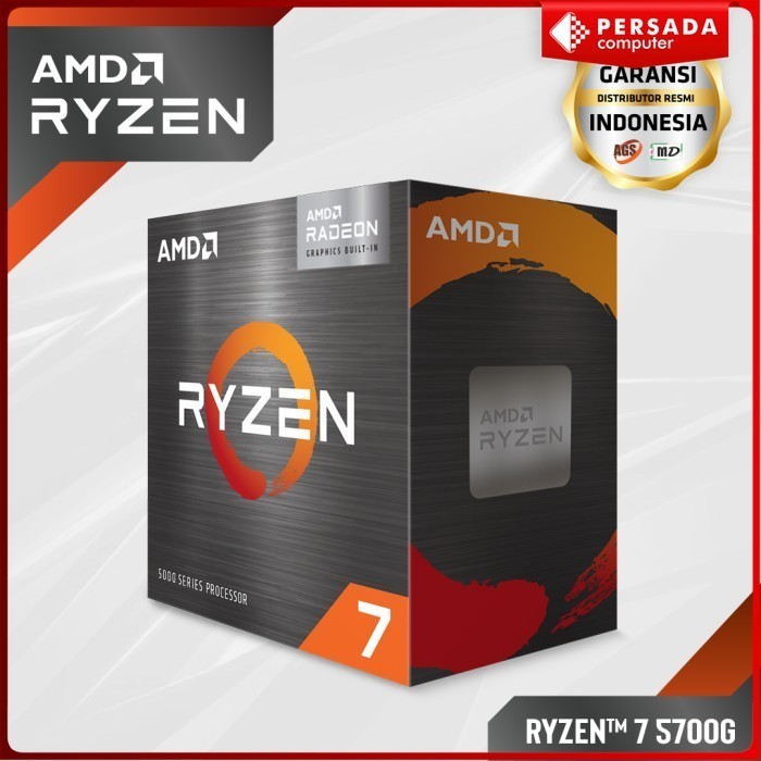 Jual AMD Ryzen 7 5700G Box Cezanne 7nm With Radeon Vega Graphics Unit Baru / Segel - Garansi ...