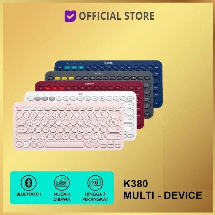 Jual Logitech K380 Multi Device Bluetooth Keyboard Shopee Indonesia 7298