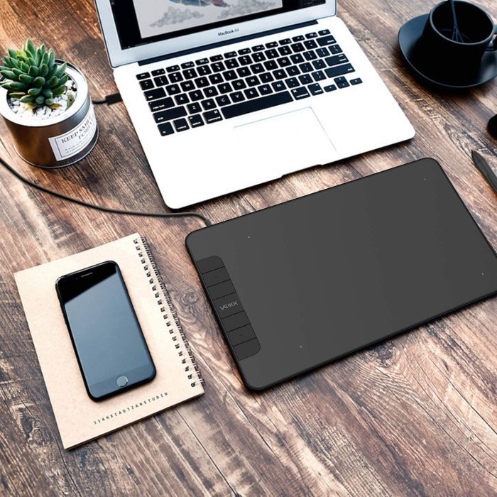 Jual VEIKK VK640 DIGITAL GRAPHIC DRAWING PEN TABLET OSU ALTER S640 A30 ...