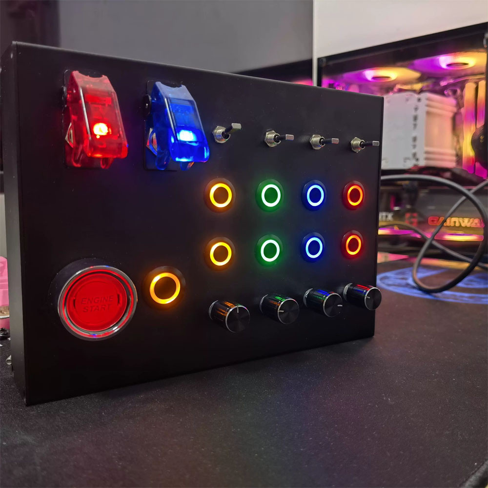 Jual YHS PC USB Simracing Game Control Box Euro Truck Button Box For ...