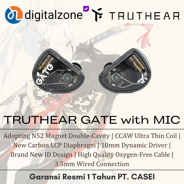 Jual TRUTHEAR Gate with Mic - Truthear Gate Mic IEM Berkualitas ...