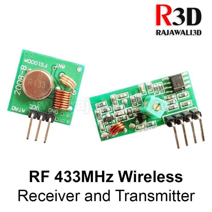 Jual Wireless Receiver Transmitter Module RF 433MHz 5V For Arduino ...