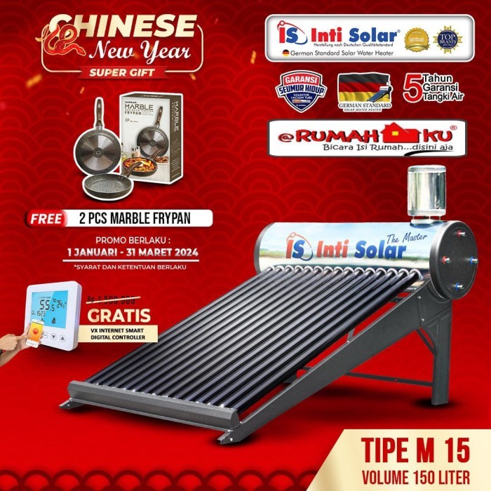Jual Inti Solar M15/Intisolar Master15 Pemanas Air Tenaga Matahari ...