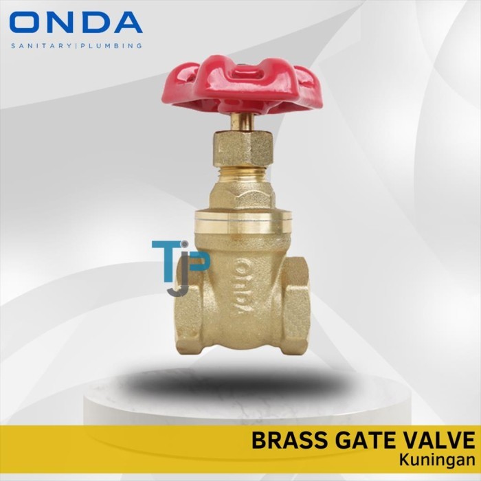 Jual STOP KRAN / GATE VALVE KUNINGAN 1/2" ONDA KODE 696 | Shopee Indonesia