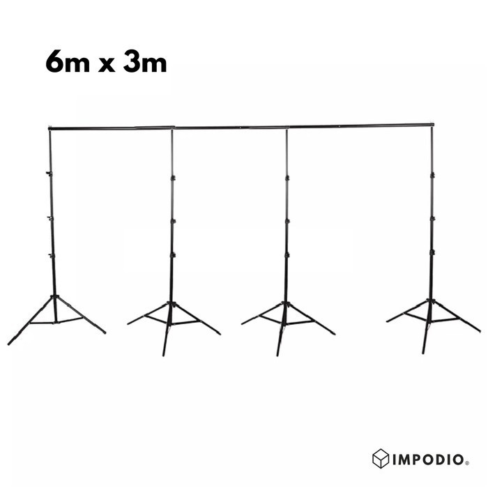 Jual Stand backdrop Profesional Premium Lebar 6m x Tinggi 3m IMPODIO ...