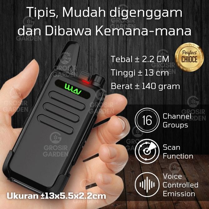 Jual Spesial Paket Ht Wln Uhf Kd C1 Two Way Radio Handie Walkie Talkie Wlan Kdc1 Full Set ...