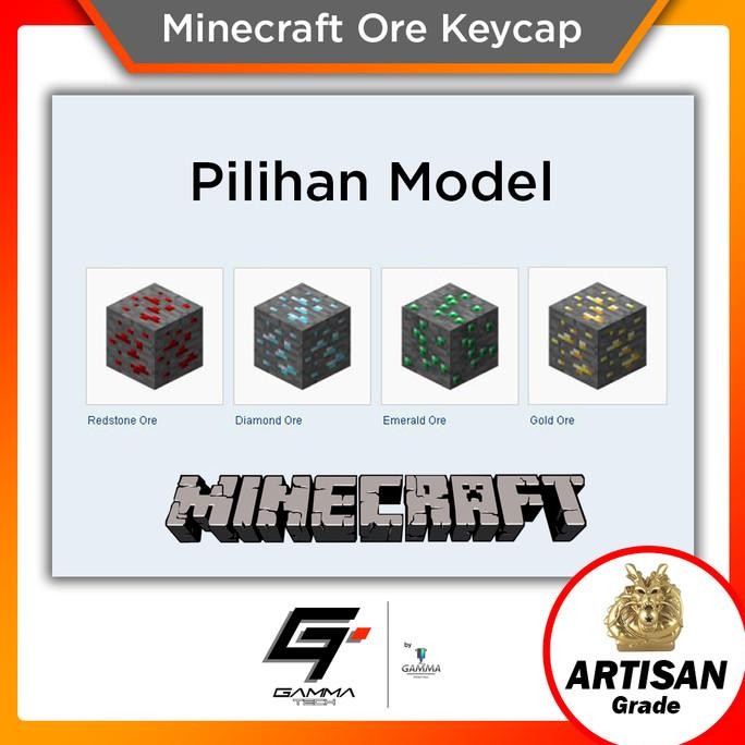 Jual Goodseries| Minecraft Ore Artisan Keycap / Keycaps Mechanical ...