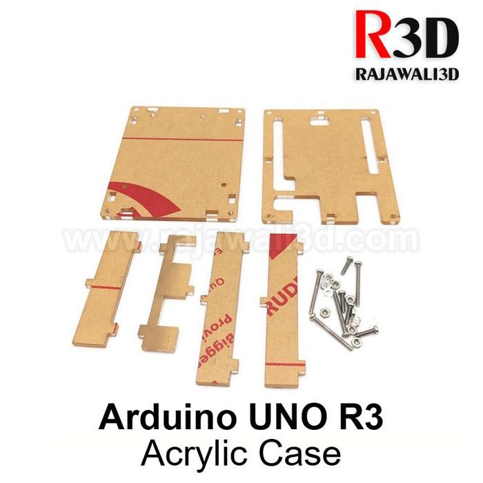 Jual Uno Acrylic Box Enclosure for Arduino Uno R3 Support Uno DIP & SMD | Shopee Indonesia
