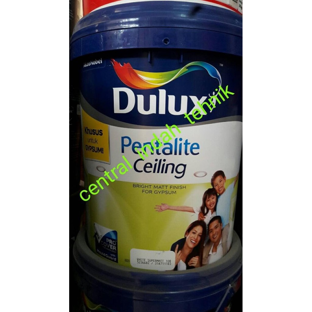 Jual Dulux Pentalite Ceiling White Supermatt Putih Dof 25Kg Cat Plafon ...