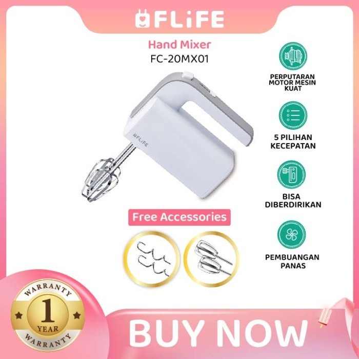 Jual FLIFE HAND MIXER FC-20MX01 | Shopee Indonesia