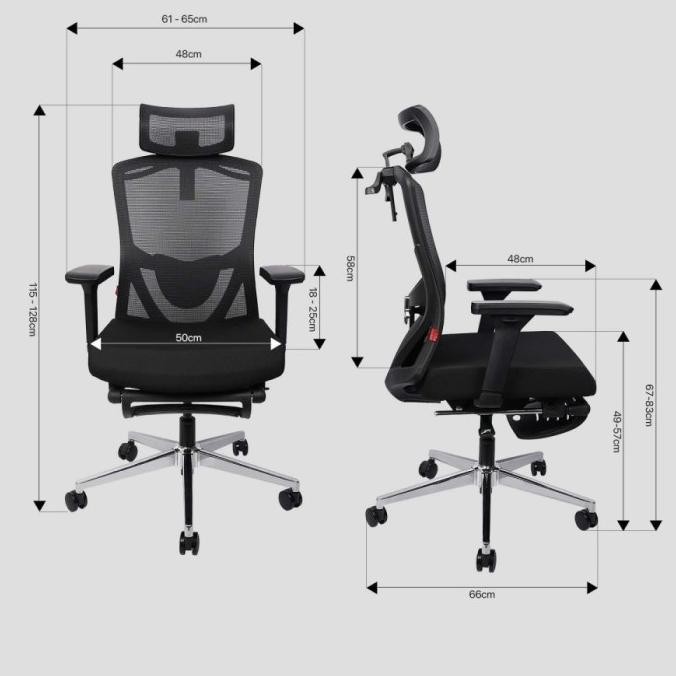 Jual . Fantech OCA259 PRO | OCA-259 PRO Kursi Kantor Kerja Office Chair ...