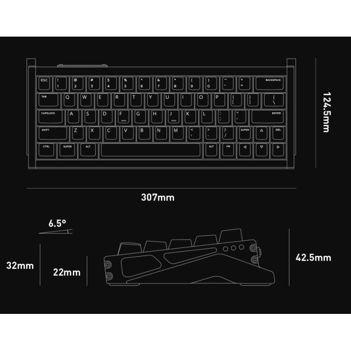 Jual IQUNIX EZ60/EZ63 Magnetic Switch Gaming HE Keyboard | Shopee Indonesia