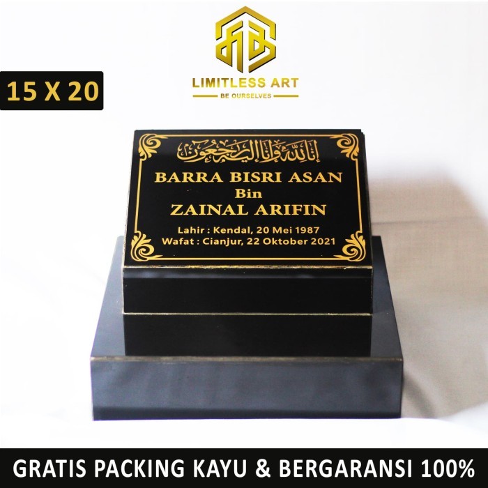 Jual Batu Nisan Dan Dudukan Granit Ukir Grafir Kijing Makam Murah ...