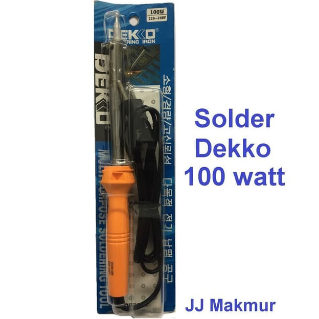 Jual Solder Dekko 100W Original Soldering Timah Iron Deko 100Watt 100 ...
