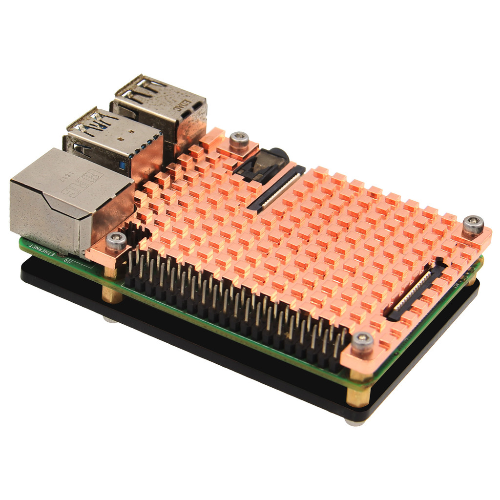 Jual Baru Geekbord H402 Raspberry Pi 4 Radiator| Copper Passive Cooler for Raspberry Pi | Shopee ...