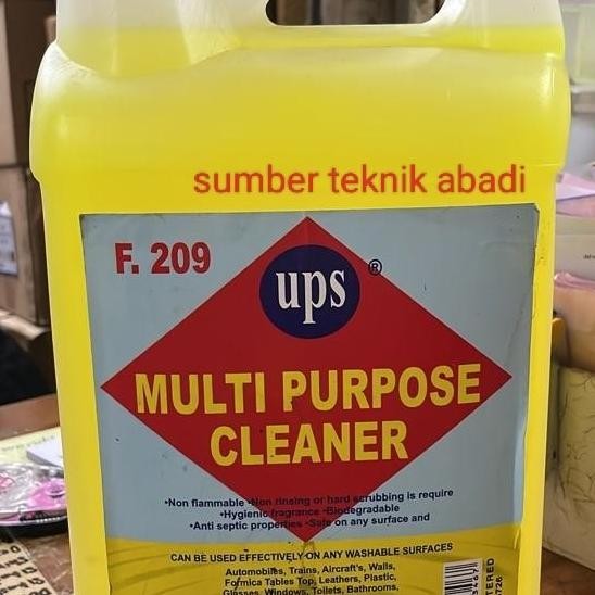 Jual Produk Baru!! Multi Purpose Cleaner Ups F209 Cairan Serbaguna 5 ...