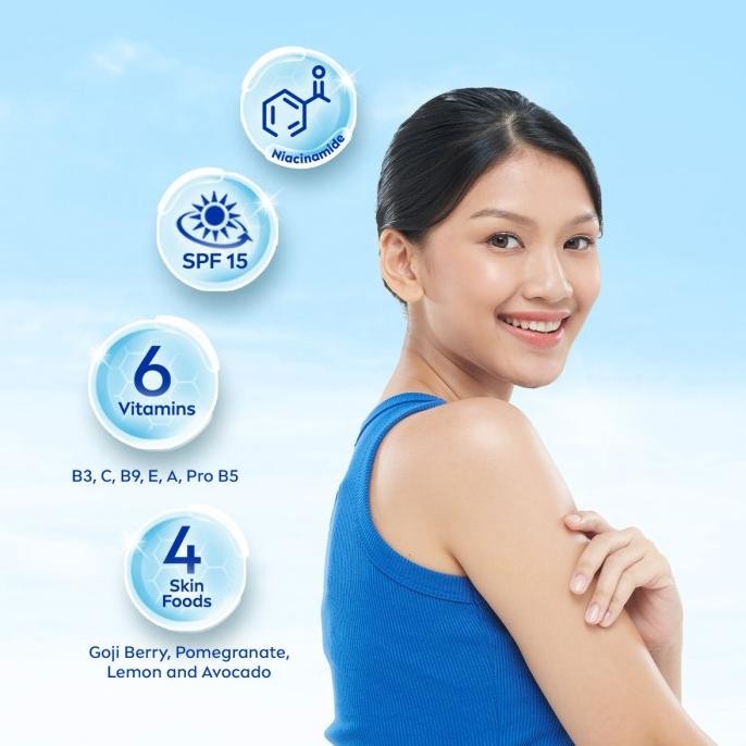 Jual NIVEA Body Serum Extra Bright 10 Super Vitamins & Skin Foods 180ml x3 SS | Shopee Indonesia