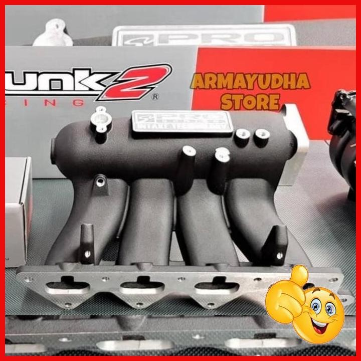 Jual [AMY] INTAKE MANIFOLD SKUNK2 PRO BLACK HONDA BSERIES VTEC B16A B16B B18C | Shopee Indonesia