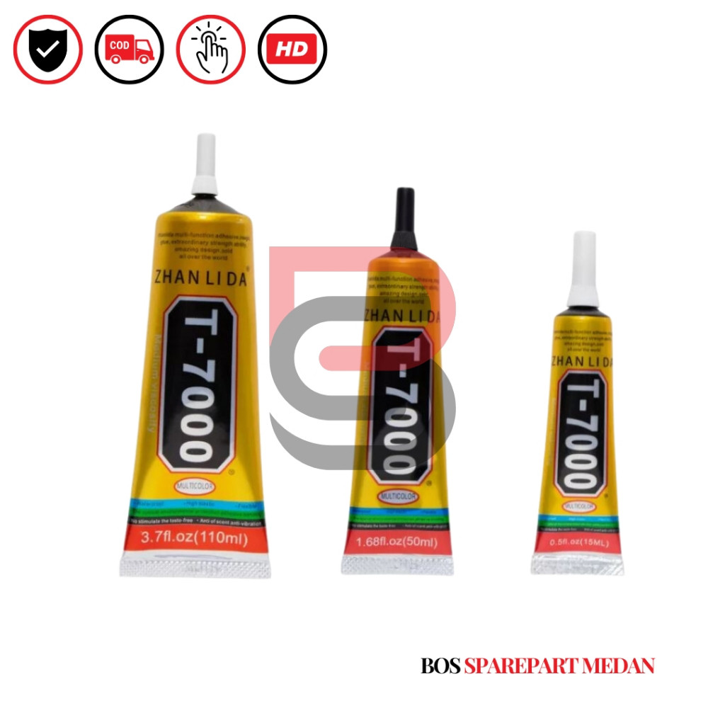 Jual LEM LCD TOUCHSCREEN ZHANLIDA T7000 ( HITAM ) | Shopee Indonesia