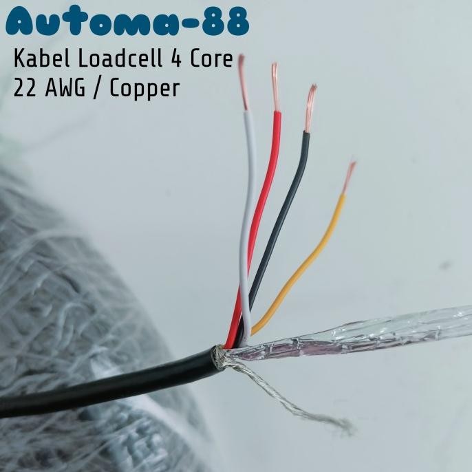 Jual Kabel Load Cell Loadcell Isi 4 4C X 22Awg 22 Awg Braid Shield ...