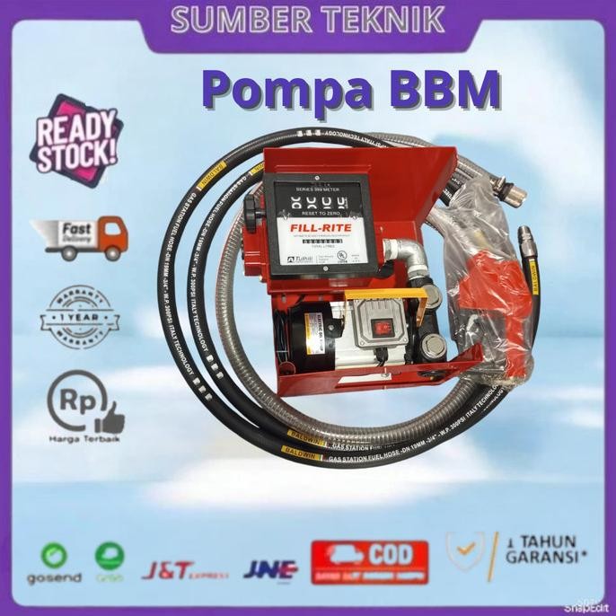 Jual Flow Meter Solar Set Fill Rite Pompa Bbm Solar 60Lpm 220V Non ...
