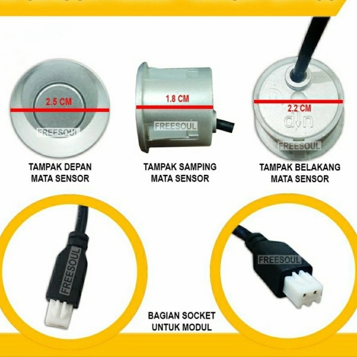 Jual SENSOR PARKIR SENSOR 2 TITIK BUNYI MOBIL XPANDER PAJERO SPORT ...