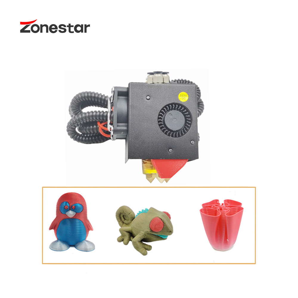 Jual HRN 3 Extruder Color 3-IN-1-OUT 3-IN-2-OUT 3-IN-3-OUT 24V HOTEND ...