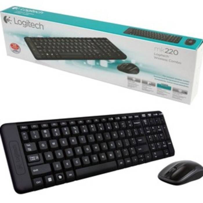 Jual Logitech Wireless Combo Keyboard And Mouse Mk220 Shopee Indonesia