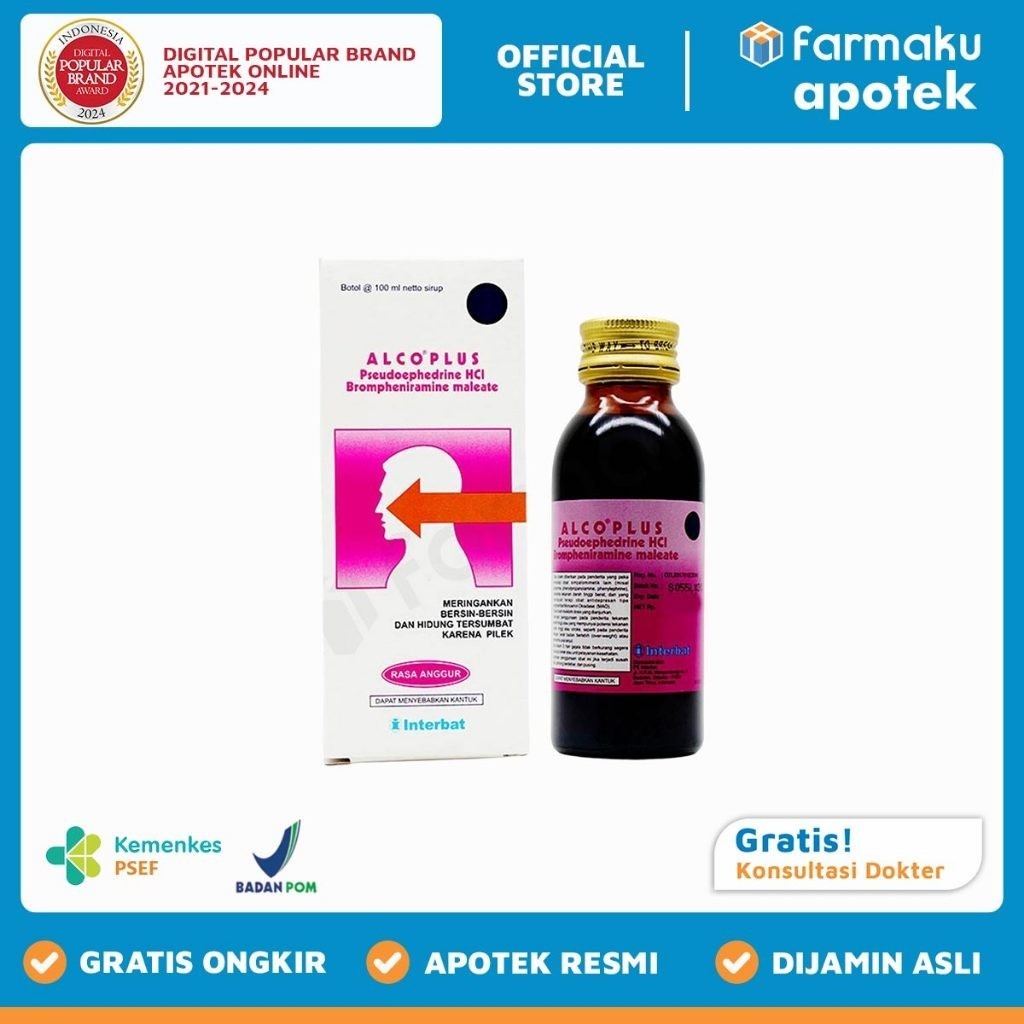 Jual Alco Plus Syrup 100 ml - KGS | Shopee Indonesia