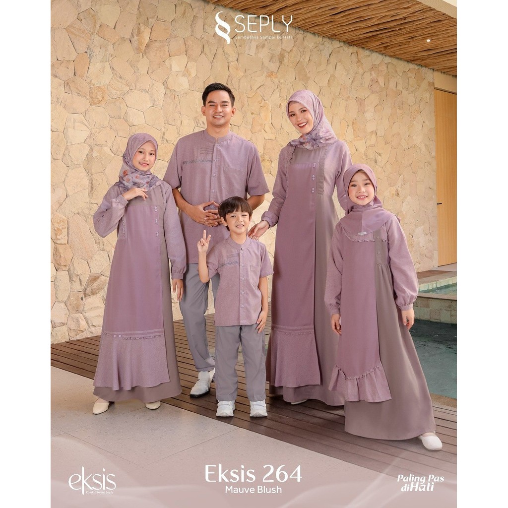 Jual Sarimbit Keluarga 2025 Lebaran Series Eksis 264 Mauve Blush By ...