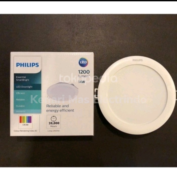 Jual PHILIPS LAMPU DOWNLIGHT LED DN020B 14W 14W 14 WATT G3 PHILIPS ...