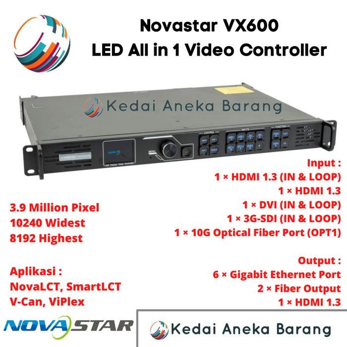 Jual Novastar VX600 LED Video Processor Videotron Controller Sending Box | Shopee Indonesia