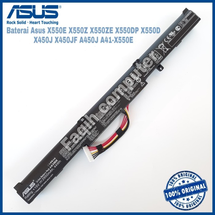 Jual Battery Baterai Batre Asus Original X550 X550Z X550Ze X450J A41 ...