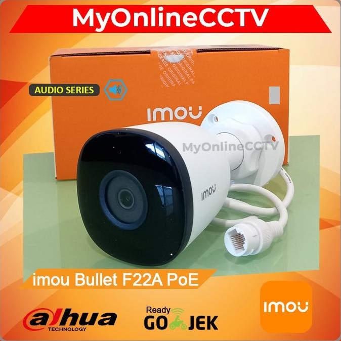 Jual Imou Bullet IPC-F22A 2MP IP Camera Outdoor PoE Paket CCTV Dahua lj ...