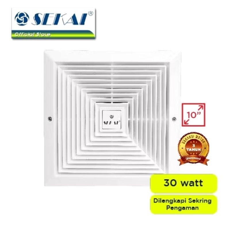 Jual Sekai Exhaust Fan 10" MVF 1091 Ventilating Fan Sekai 10inch MVF1091 | Shopee Indonesia