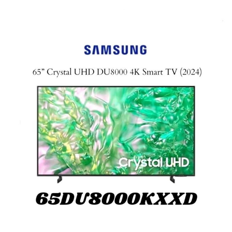 Jual Tv Samsung 65" DU8000 Smart TV 65INCH CRYSTAL UHD 4K 65DU8000 | Shopee Indonesia
